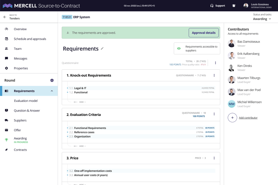 Sourcing & Tendering | Source-to-Contract from Mercell